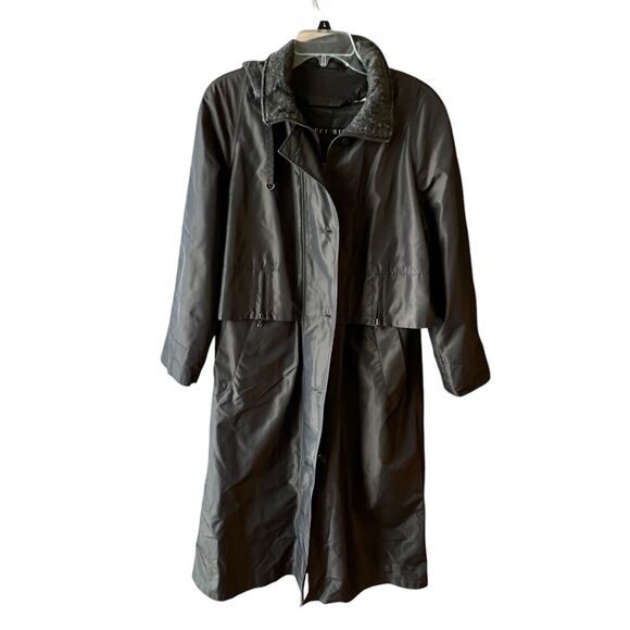 fleet street | Jackets & Coats | Vintage Fleet Street Hooded Black ...